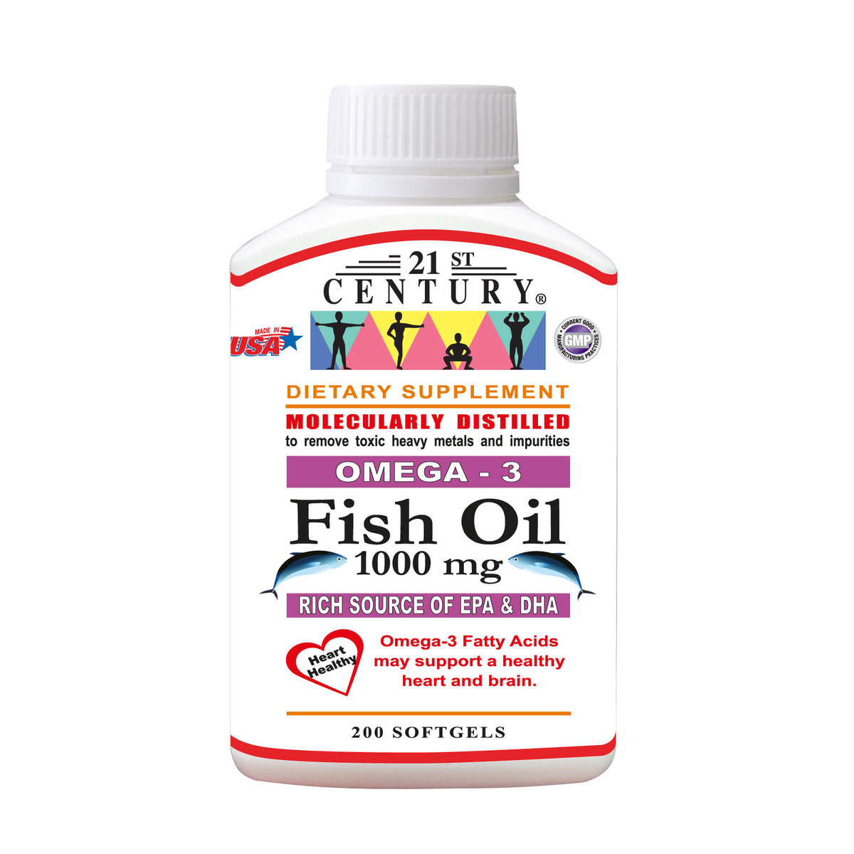 21st Century Omega 3 1000MG 200S – AgedCare by NTUC FairPrice Co ...