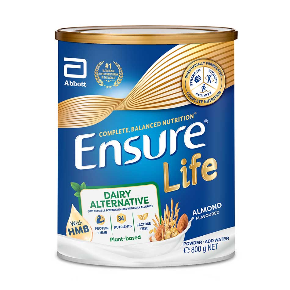Ensure Life (Dairy Alternative) Almond Powder HMB 800g – AgedCare by ...