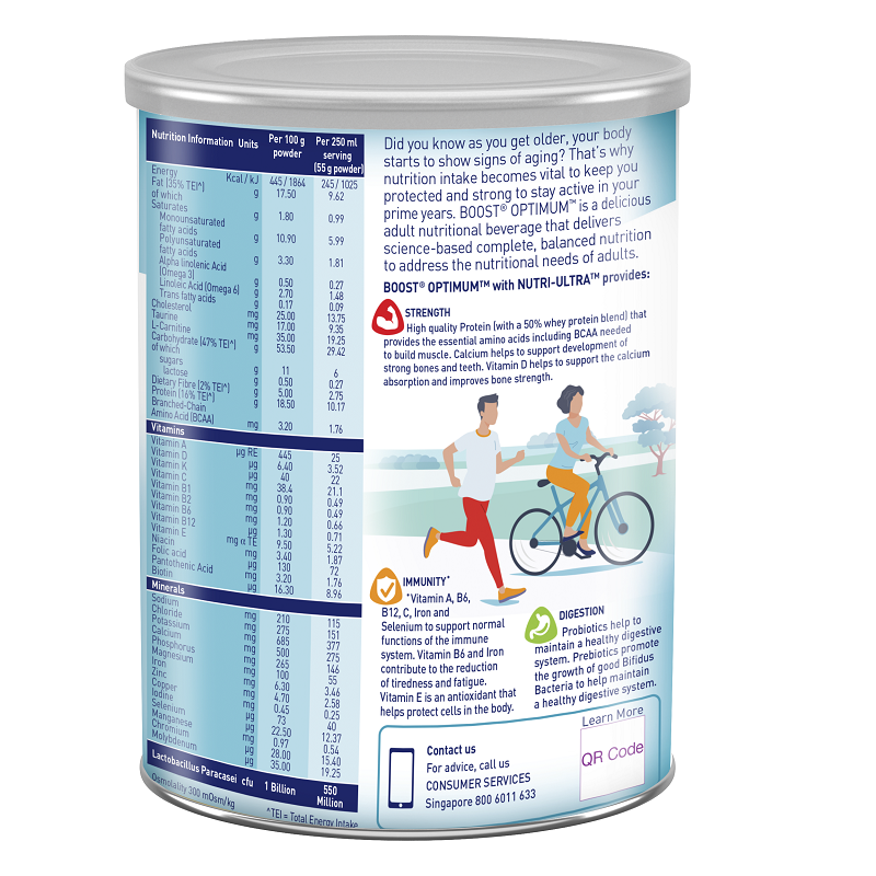 Boost Optimum Powder 800g – AgedCare by NTUC FairPrice Co-operative Ltd