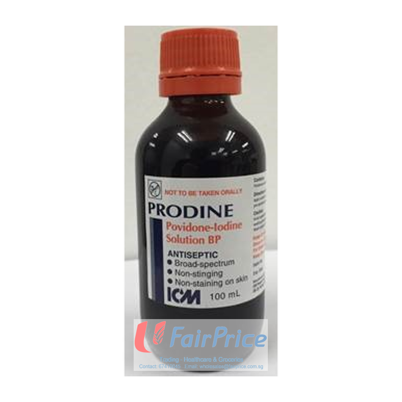 ICM Prodine (Povidone-Iodine) Solution BP 100ml – AgedCare by NTUC ...