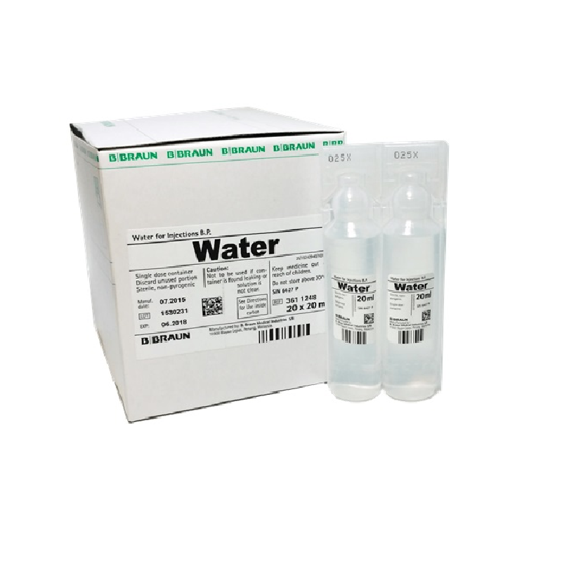 B.Braun Miniplasco Water For Injections, Ampoules 20ml (20's ...